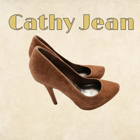 Cathy Jean | Shoes | Cathy Jean Camel Color Heels | Poshmark